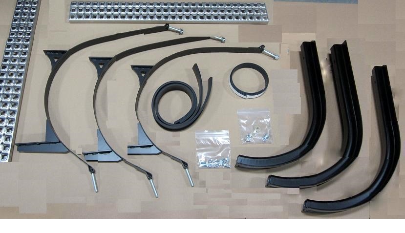 Fuel Tank Mounting Kit: J bracket type w/ 2 Stainless Steel Straps ...